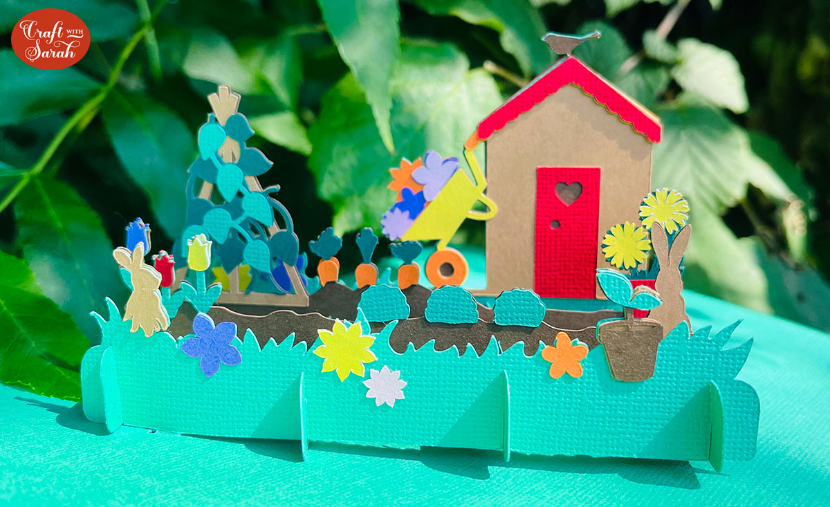 FCC 2024 Day 02: Allotment Popout Card - Craft with Sarah
