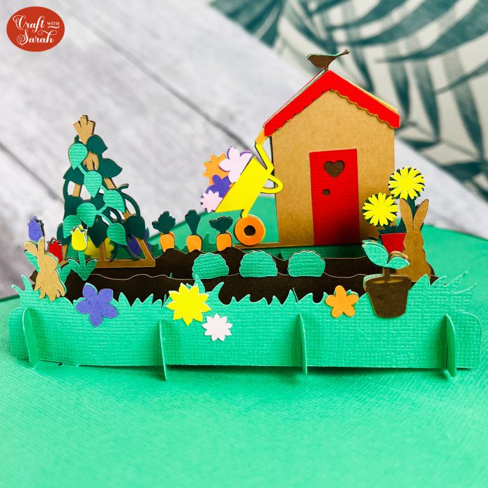 FCC 2024 Day 02: Allotment Popout Card - Craft with Sarah