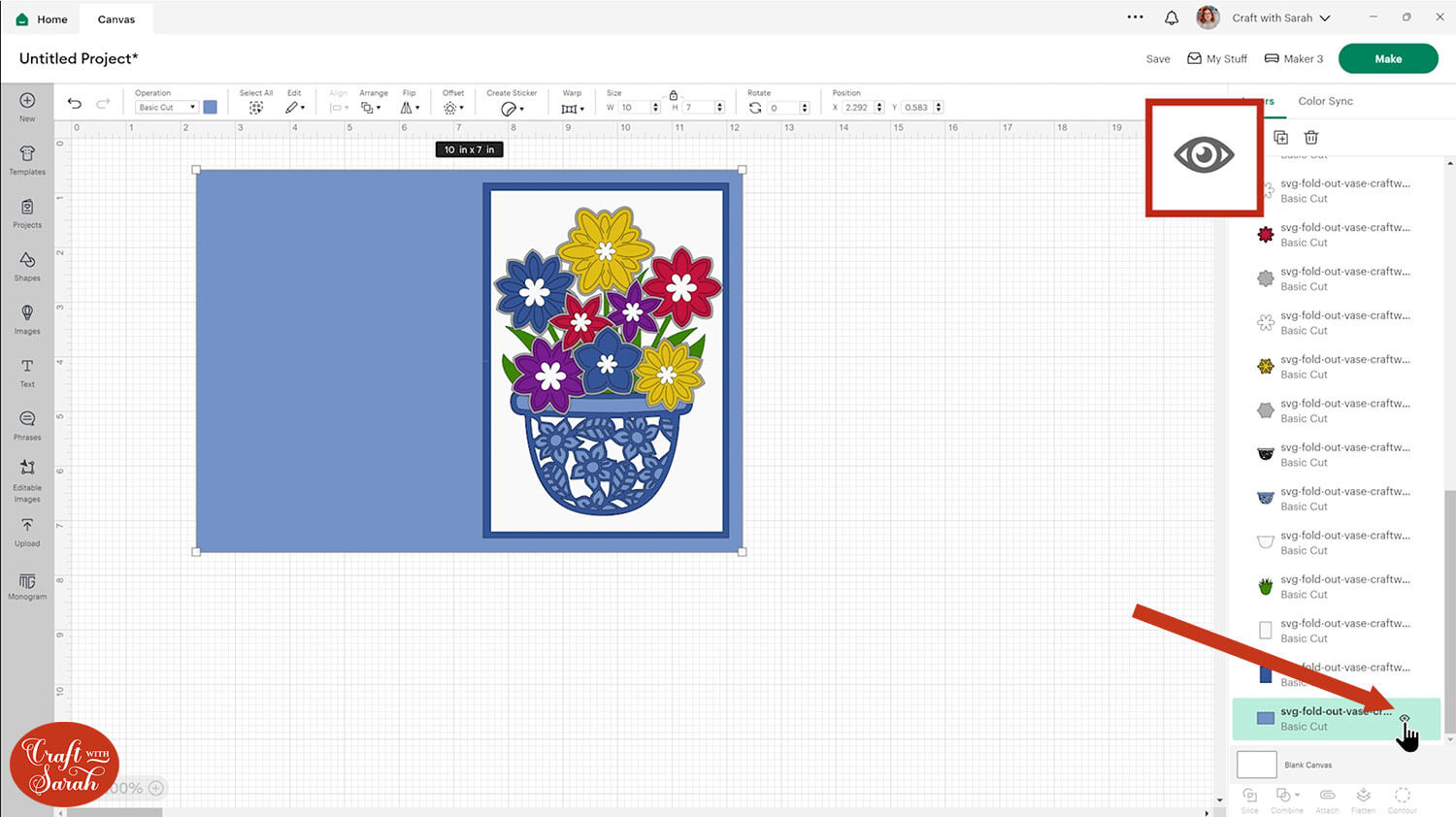 CMC 2024 Day 09 ️ Fold-Out Flower Cards - Craft with Sarah