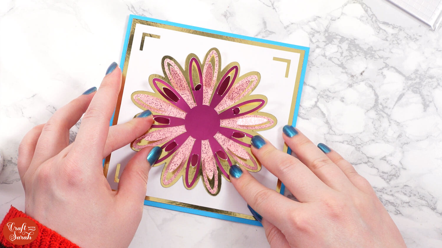 FCC 2024 Day 13: Flower Fold-Out Cards - Craft with Sarah