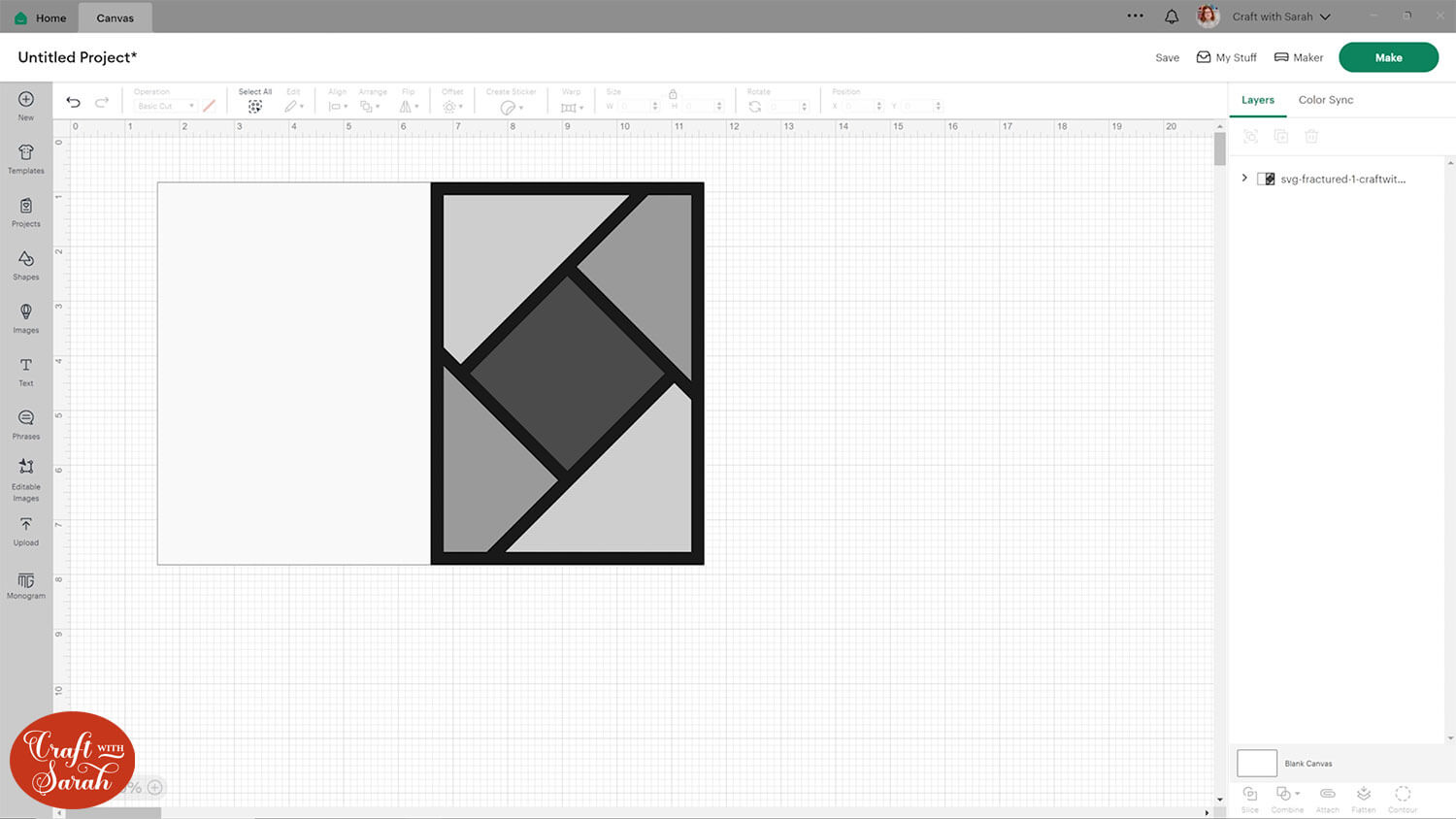 CMC 2024 Day 02 ️ Fractured Cards - Craft with Sarah