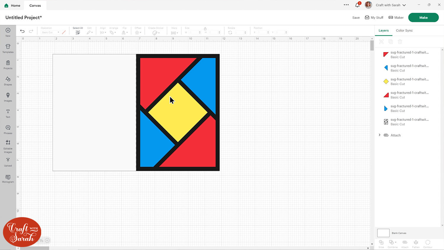 CMC 2024 Day 02 ️ Fractured Cards - Craft with Sarah