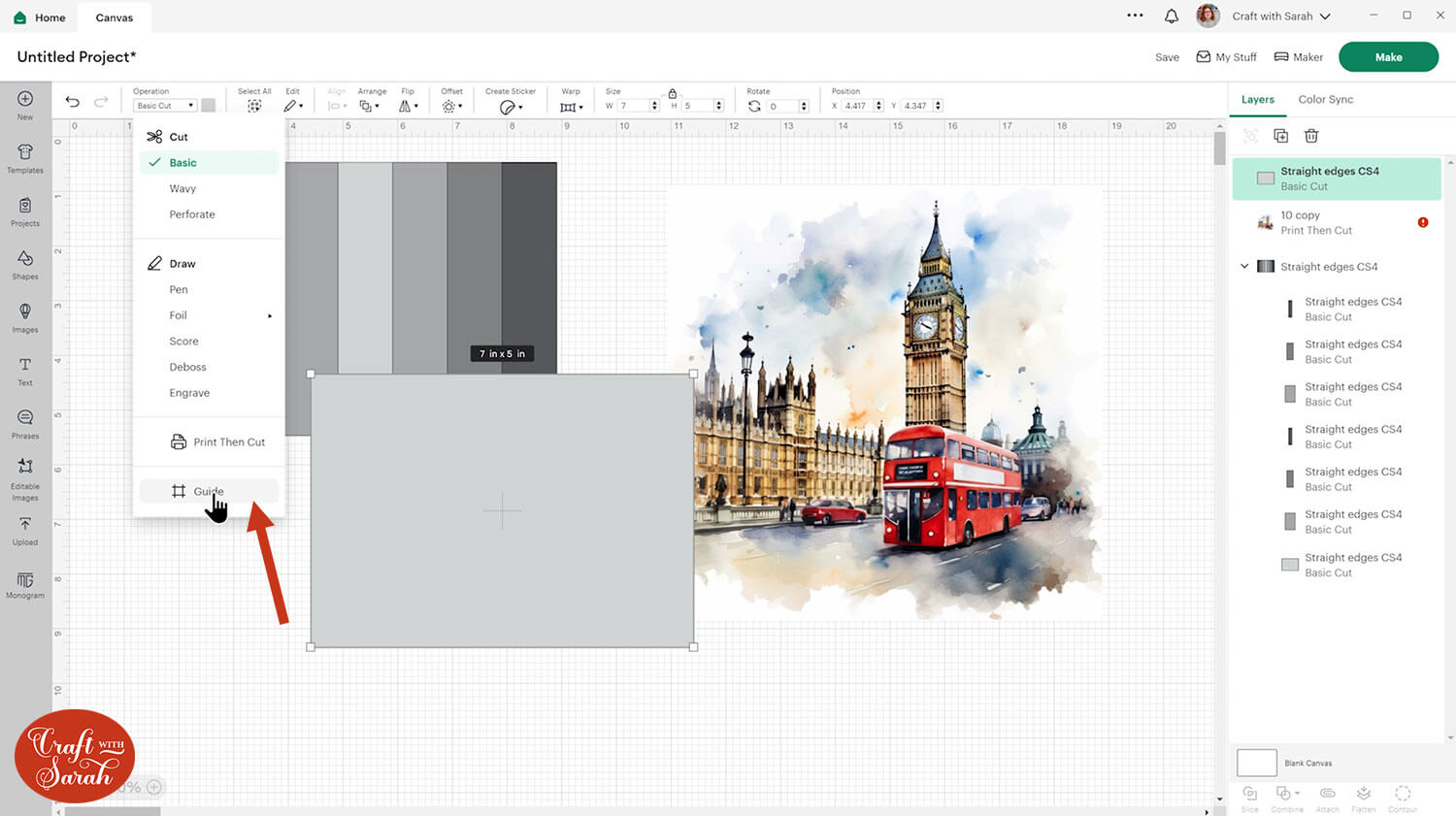 CMC 2024 Day 07 ️ Side Stacker Cards - Craft with Sarah