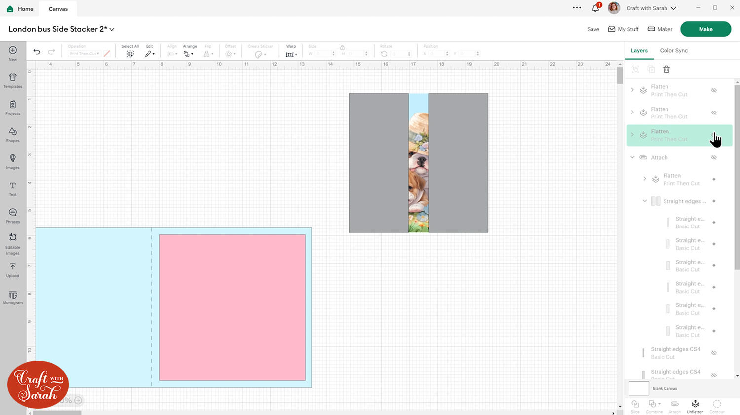 CMC 2024 Day 07 ️ Side Stacker Cards - Craft with Sarah