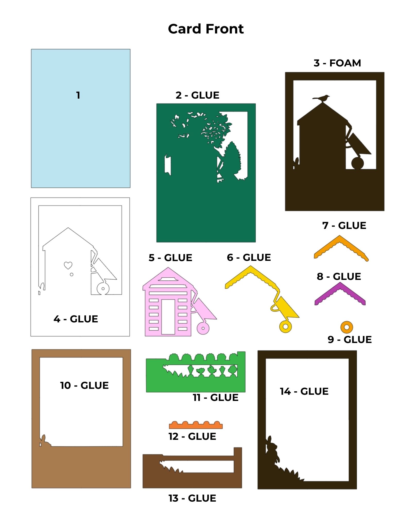 FCC 2024 Day 02: Allotment Popout Card - Craft with Sarah
