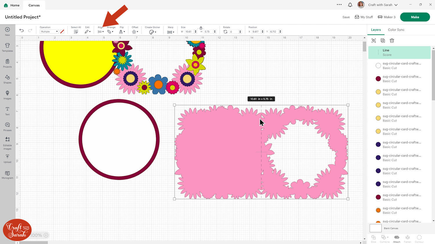 FCC 2024 Day 11: Circular Cards - Craft with Sarah