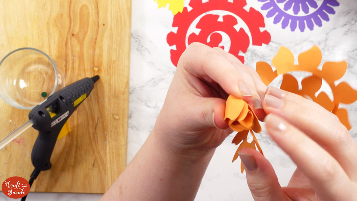 FCC 2024 Day 12: Rolled Paper Flowers - Craft with Sarah