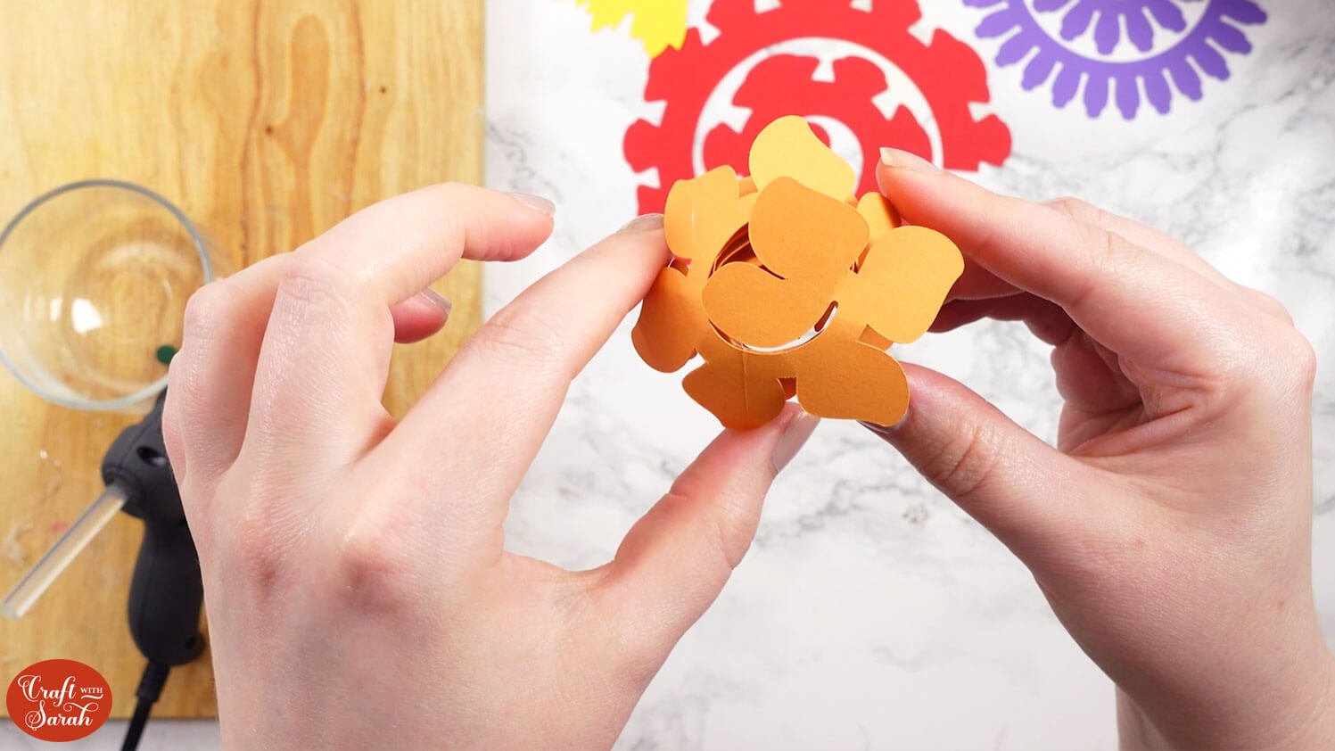 FCC 2024 Day 12: Rolled Paper Flowers - Craft with Sarah