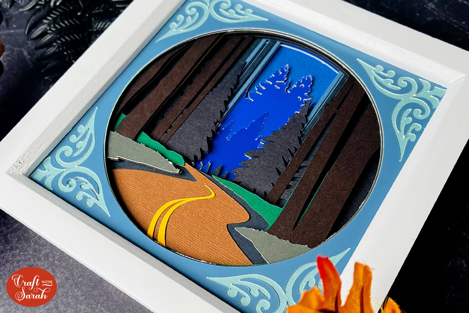 HCC 2024 Day 15: Forest Highway Shadow Box - Craft with Sarah