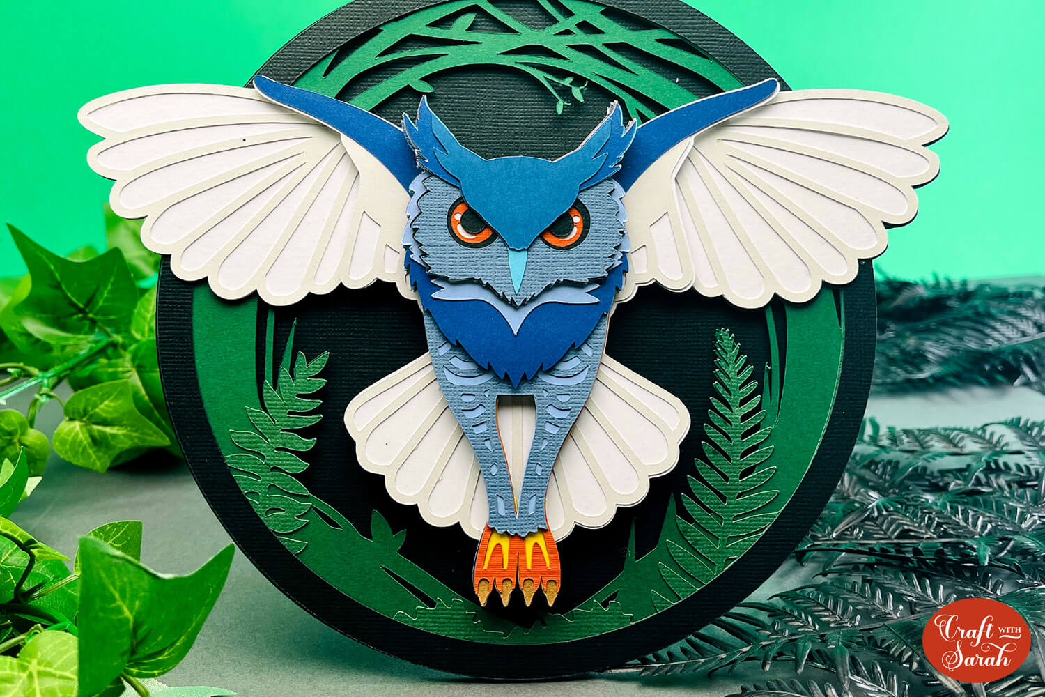 HCC 2024 Day 08: Halloween Owl Layered Design - Craft with Sarah