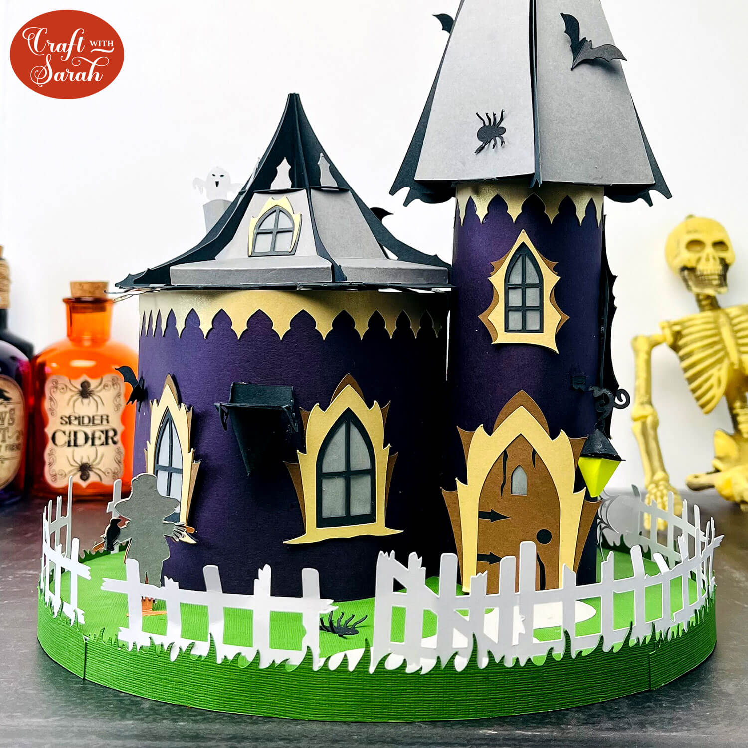 HCC 2024 Day 07: 3D Haunted House - Craft with Sarah