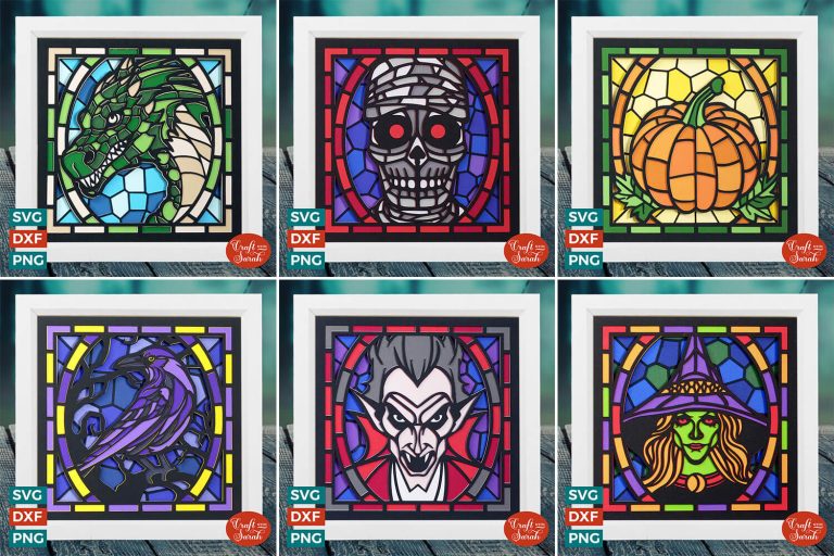 HCC 2024 Day 11: Stained Glass Ghost - Craft with Sarah