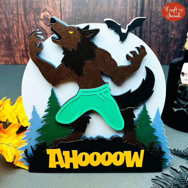 HCC 2024 Day 04: Werewolf Layered Design - Craft with Sarah