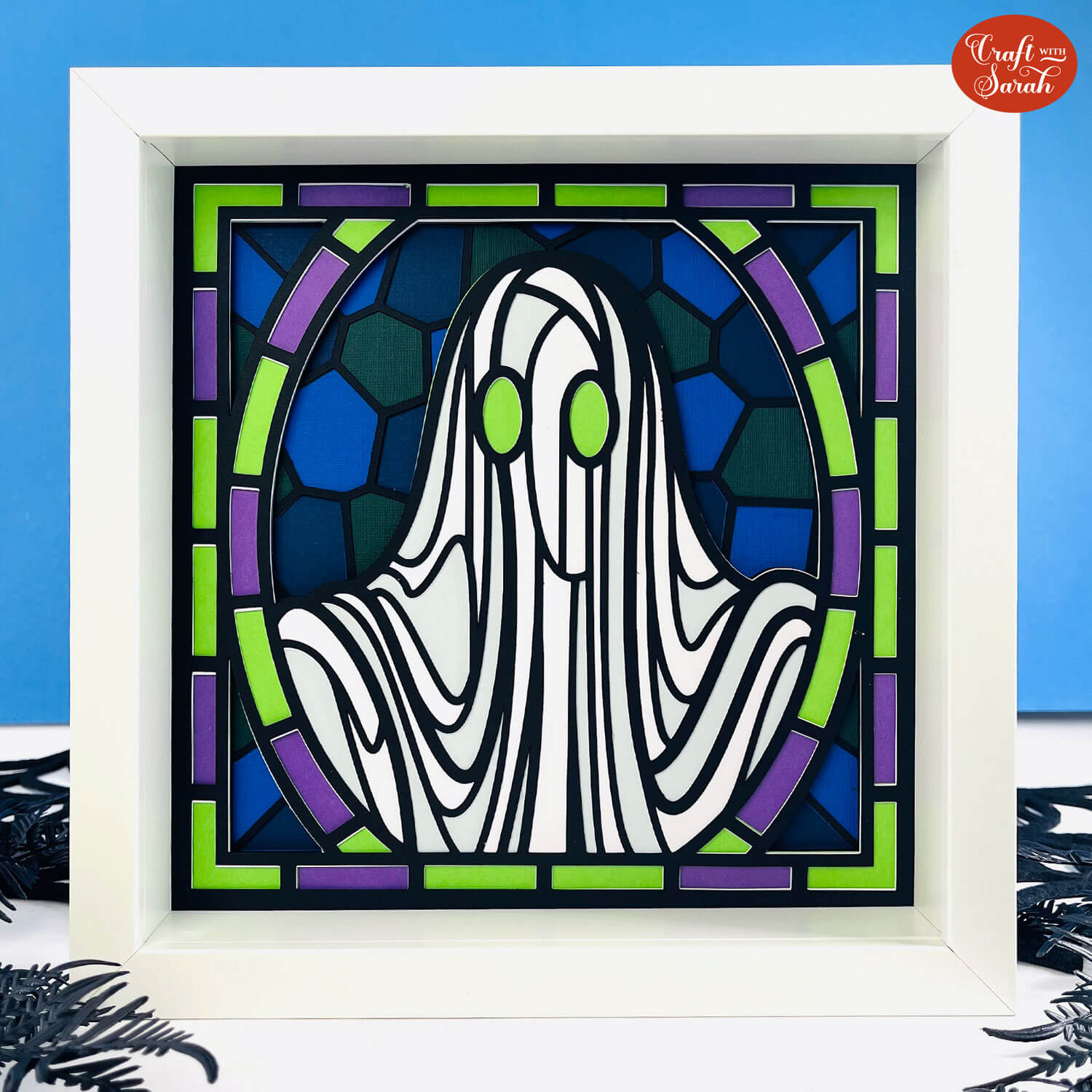 HCC 2024 Day 11: Stained Glass Ghost - Craft with Sarah