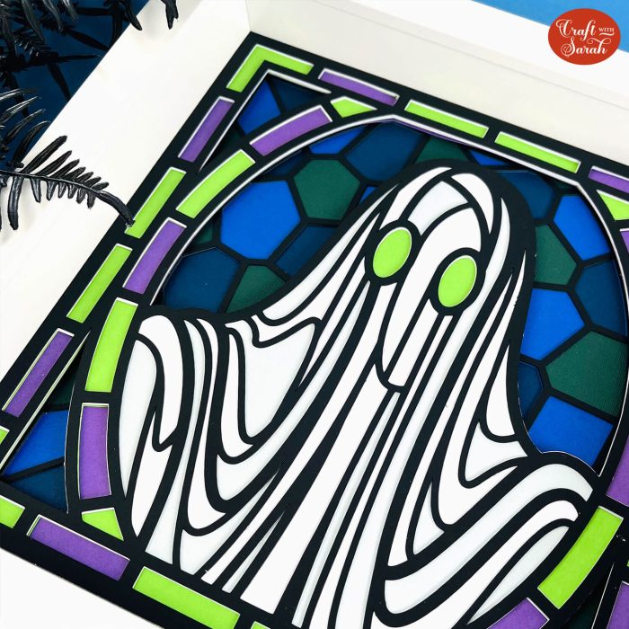 HCC 2024 Day 11: Stained Glass Ghost - Craft with Sarah