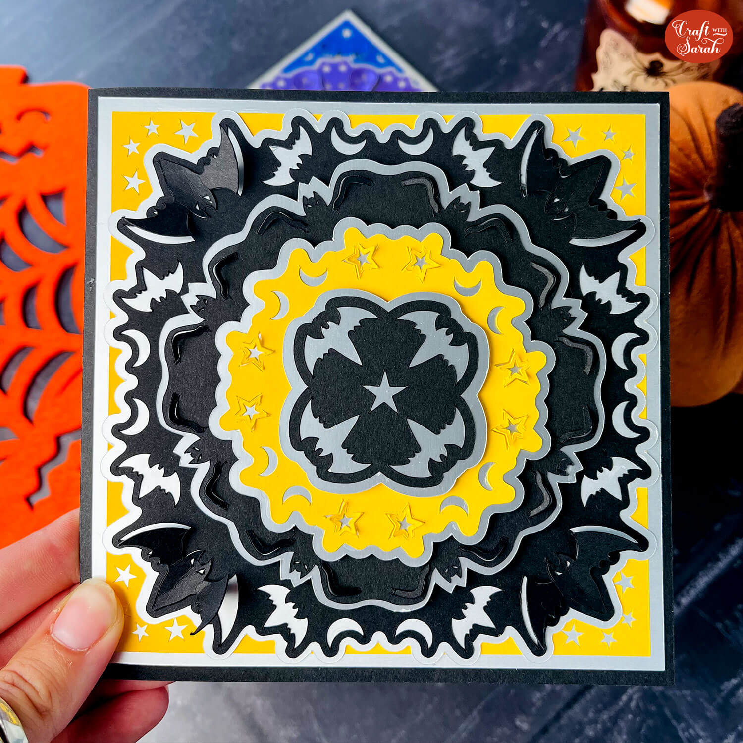 HCC 2024 Day 12: Halloween Fold-Out Cards - Craft with Sarah