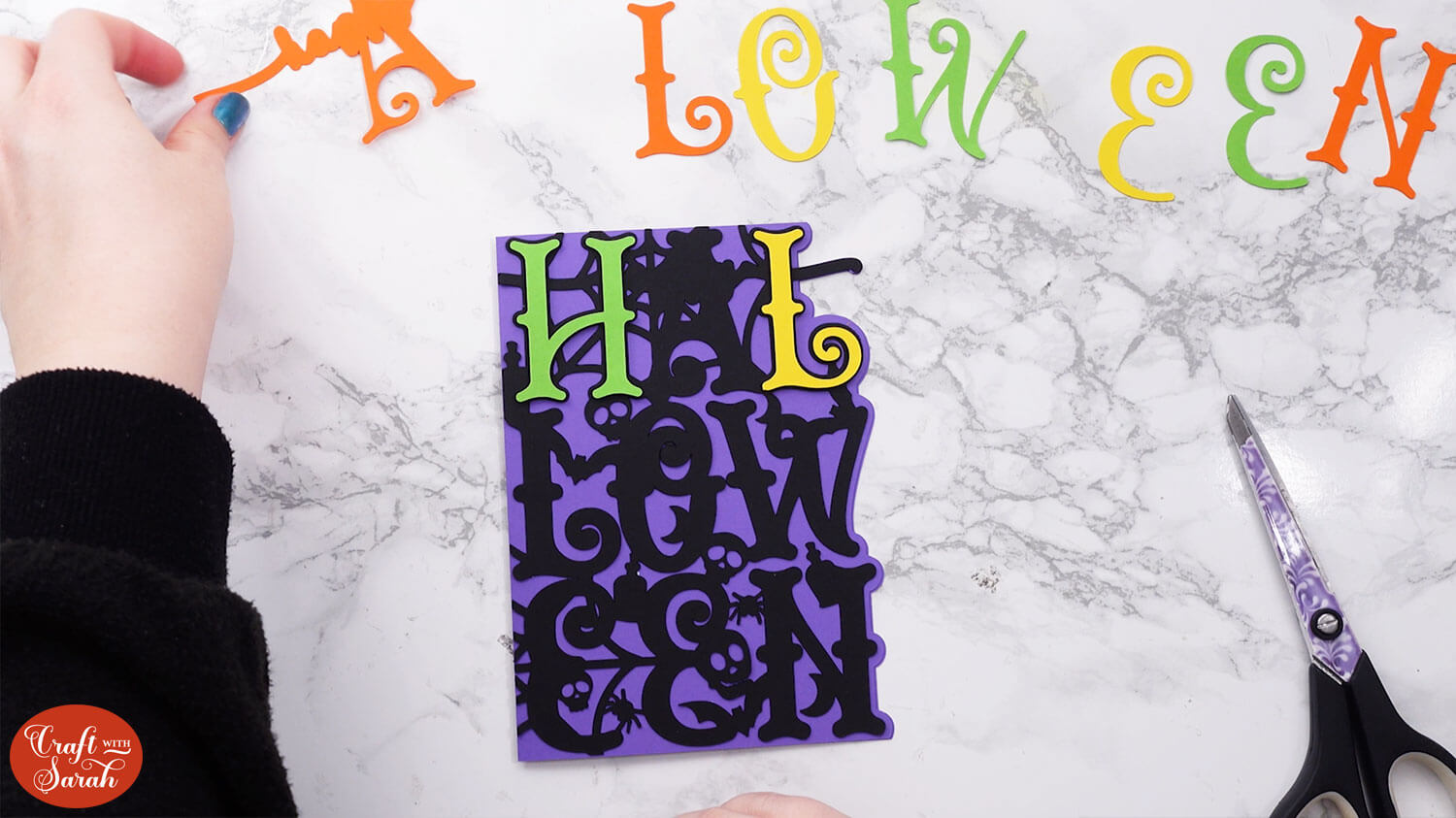 HCC 2024 Day 18: Happy HALLOWEEN Card - Craft with Sarah