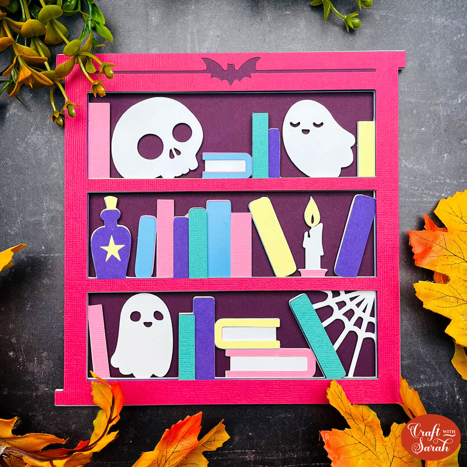 HCC 2024 Day 01: Ghost Library Layered Design - Craft with Sarah