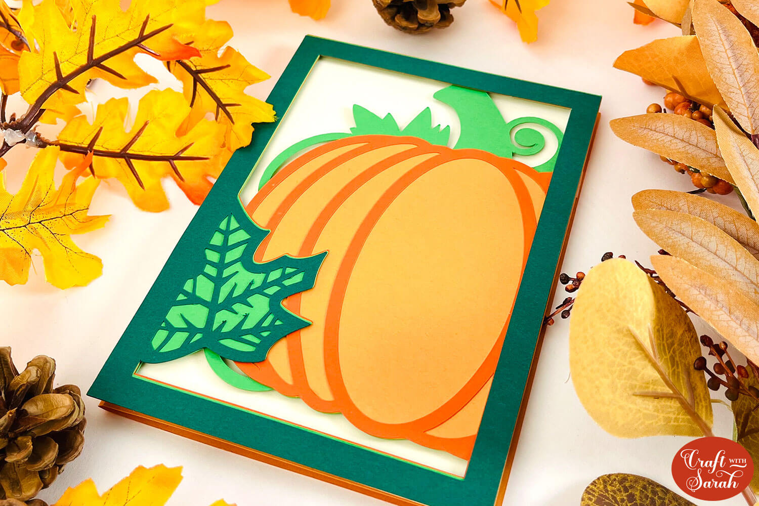 HCC 2024 Day 20: Popout Pumpkin Card - Craft with Sarah