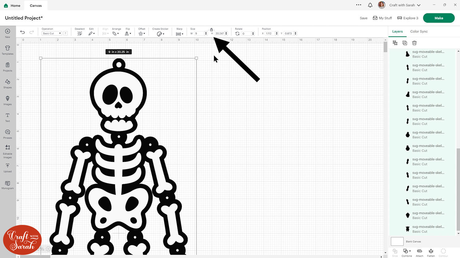 HCC 2024 Day 16: Giant Movable Skeleton - Craft with Sarah