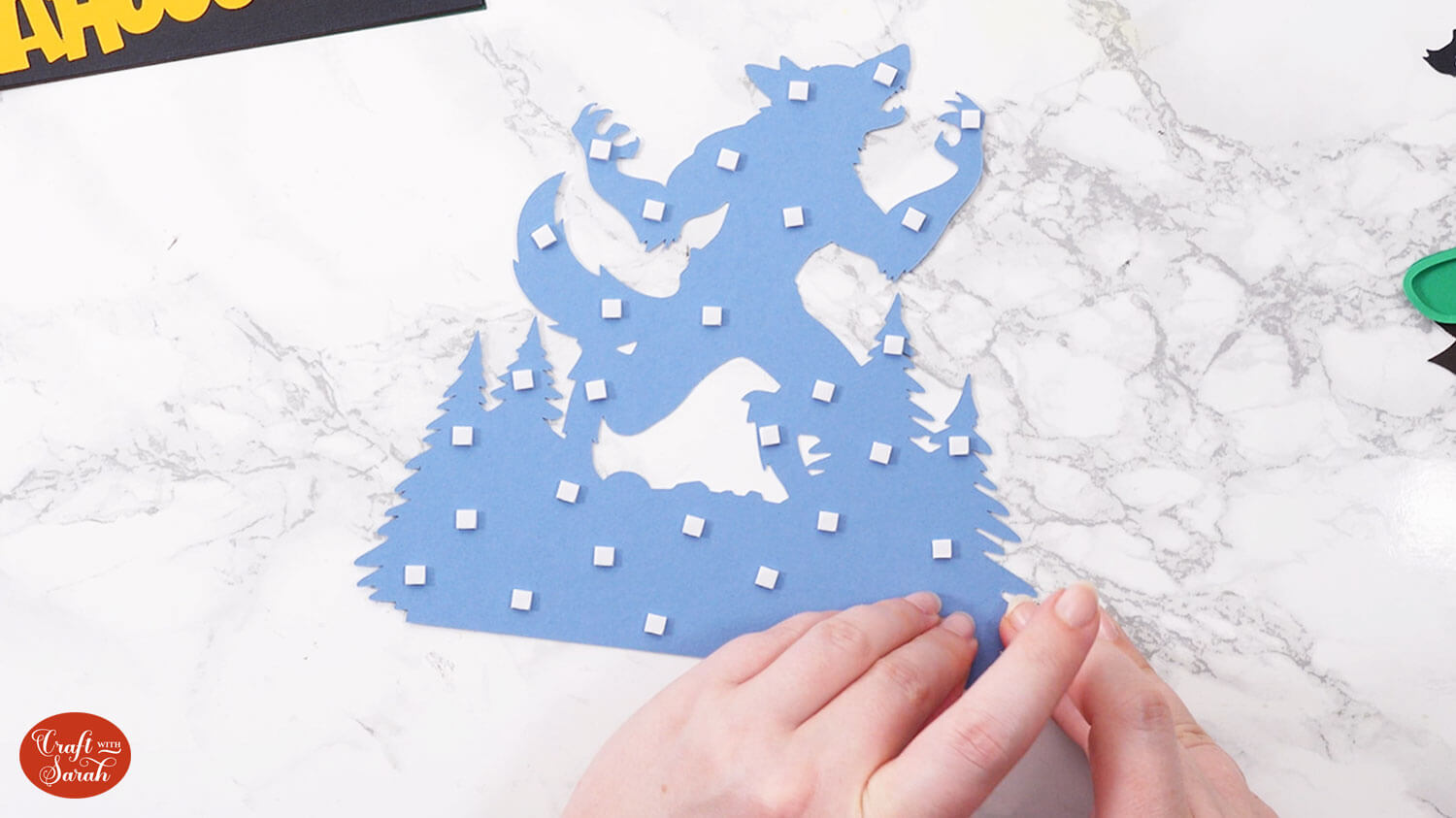 HCC 2024 Day 04: Werewolf Layered Design - Craft with Sarah