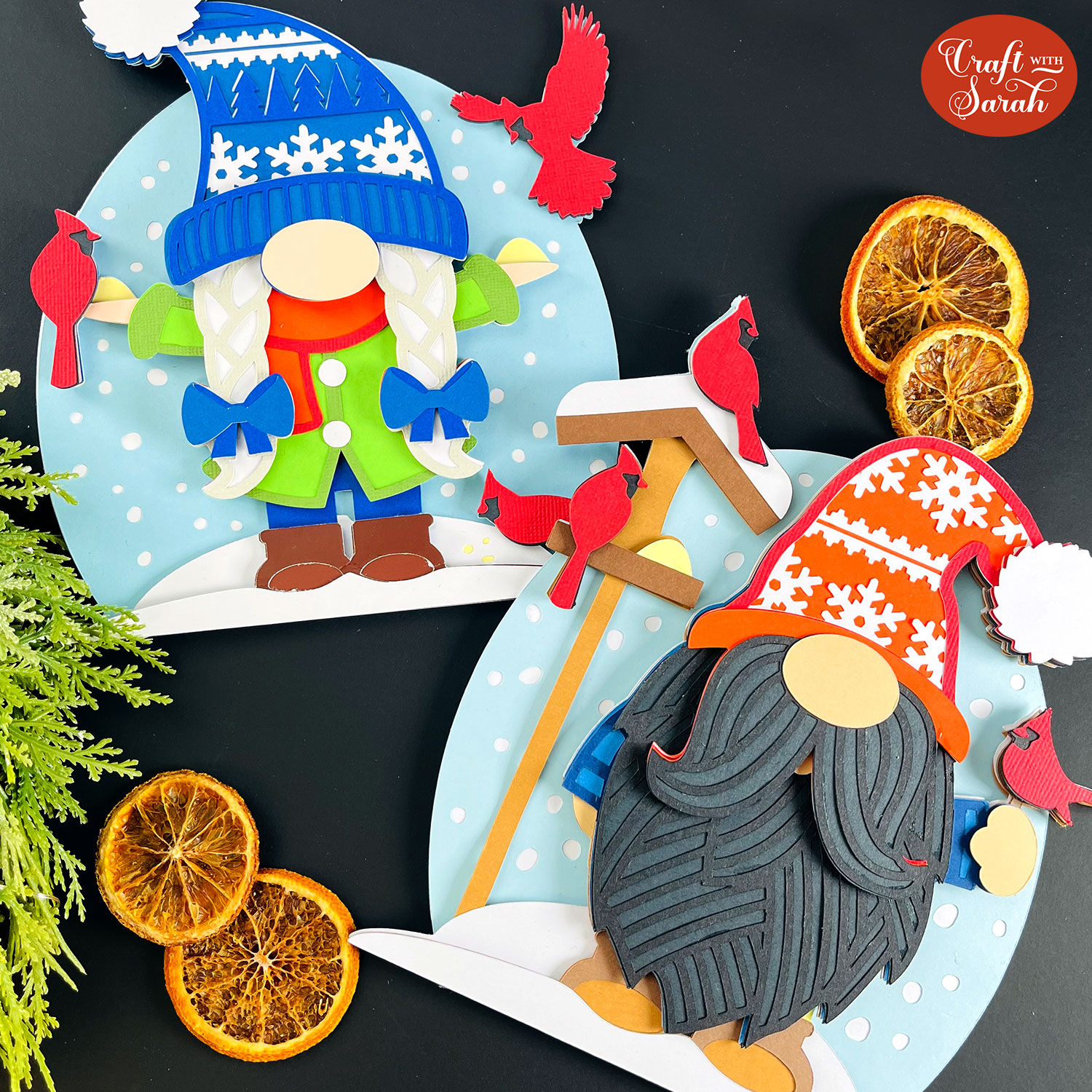 CCC 2024 Day 10: Cardinal Gnomes - Craft with Sarah