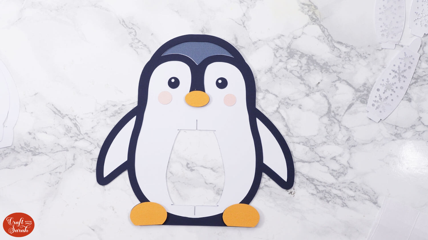 CCC 2024 Day 03: Penguin Lanterns - Craft with Sarah