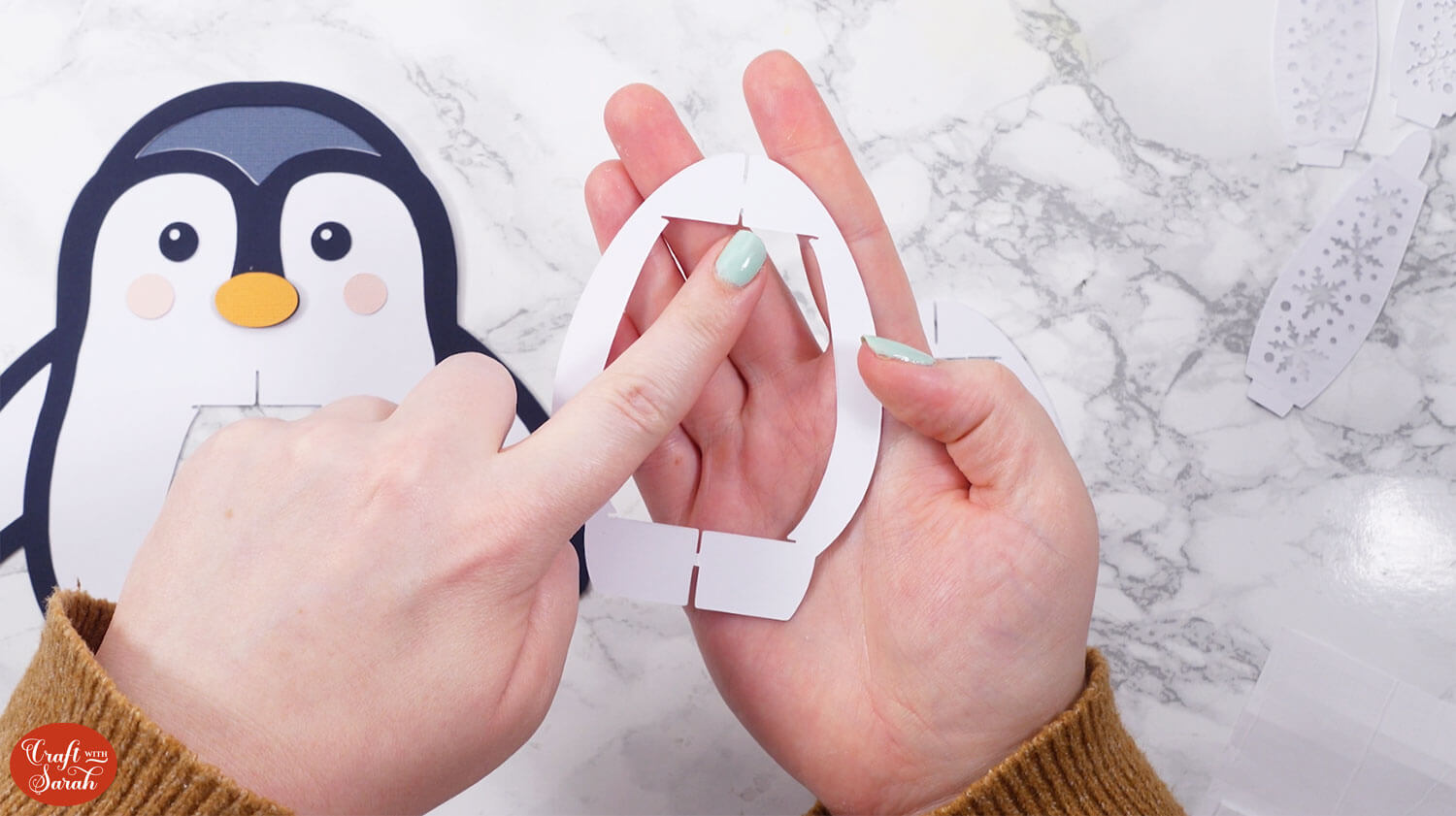 CCC 2024 Day 03: Penguin Lanterns - Craft with Sarah