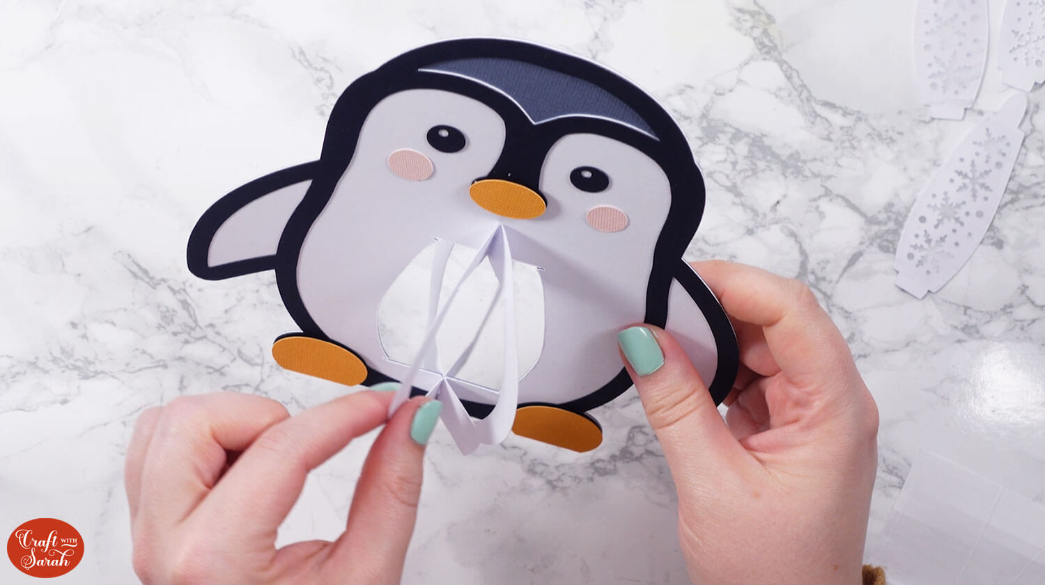 CCC 2024 Day 03: Penguin Lanterns - Craft with Sarah