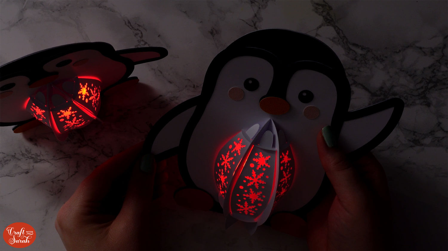 CCC 2024 Day 03: Penguin Lanterns - Craft with Sarah