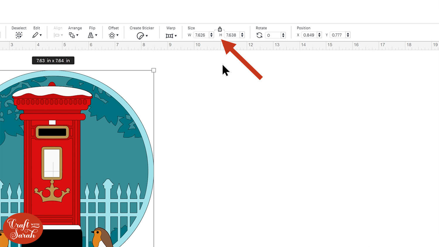 CCC 2024 Day 02: Winter Postbox Layered Design - Craft with Sarah