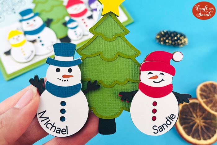 CCC 2024 Day 19: Personalized Snowman Family - Craft with Sarah
