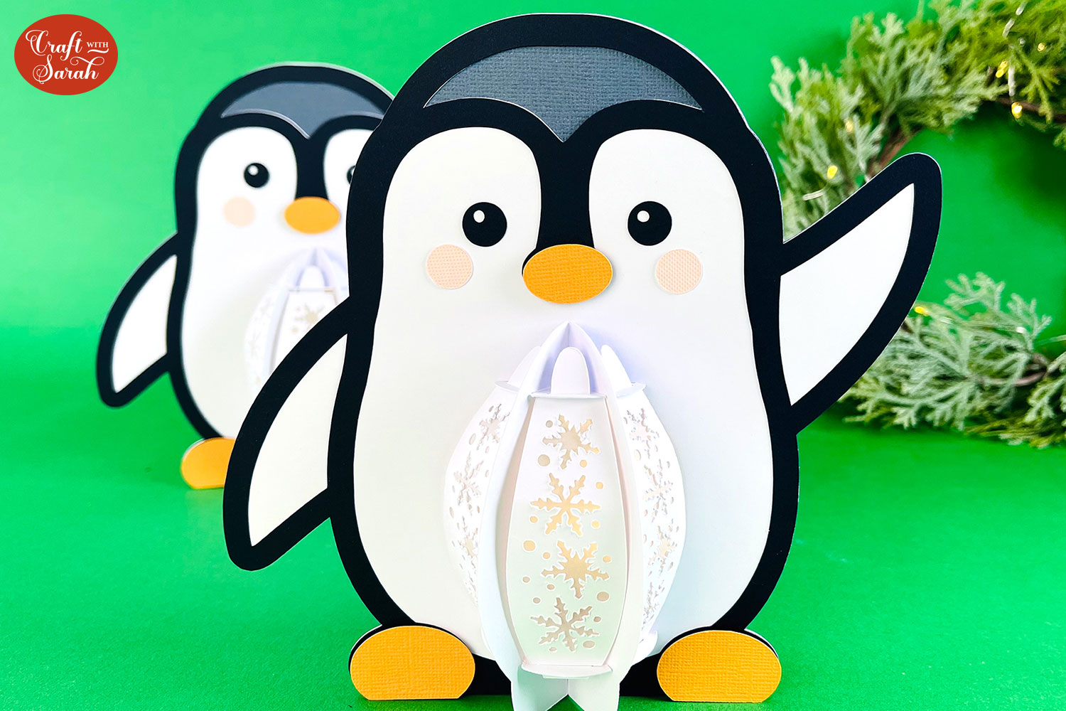 CCC 2024 Day 03: Penguin Lanterns - Craft with Sarah