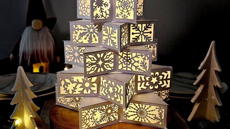3D Star Tree Display ⭐ The Perfect Light-Up Table Centerpiece! - Craft ...