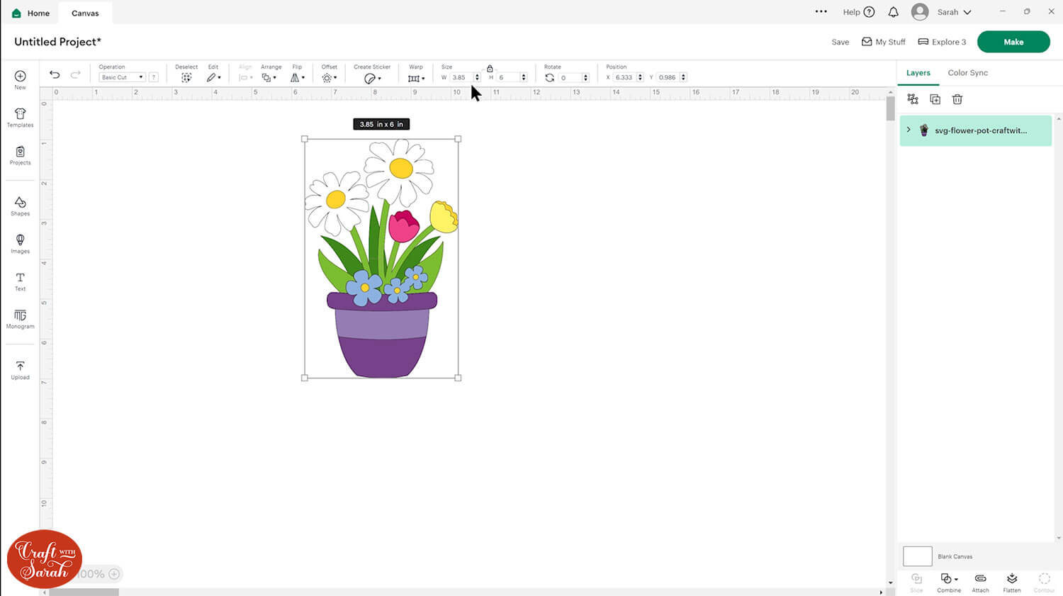 DIY Flower Pot Craft 🌸 Free Flowers for All Occasions! - Craft with Sarah