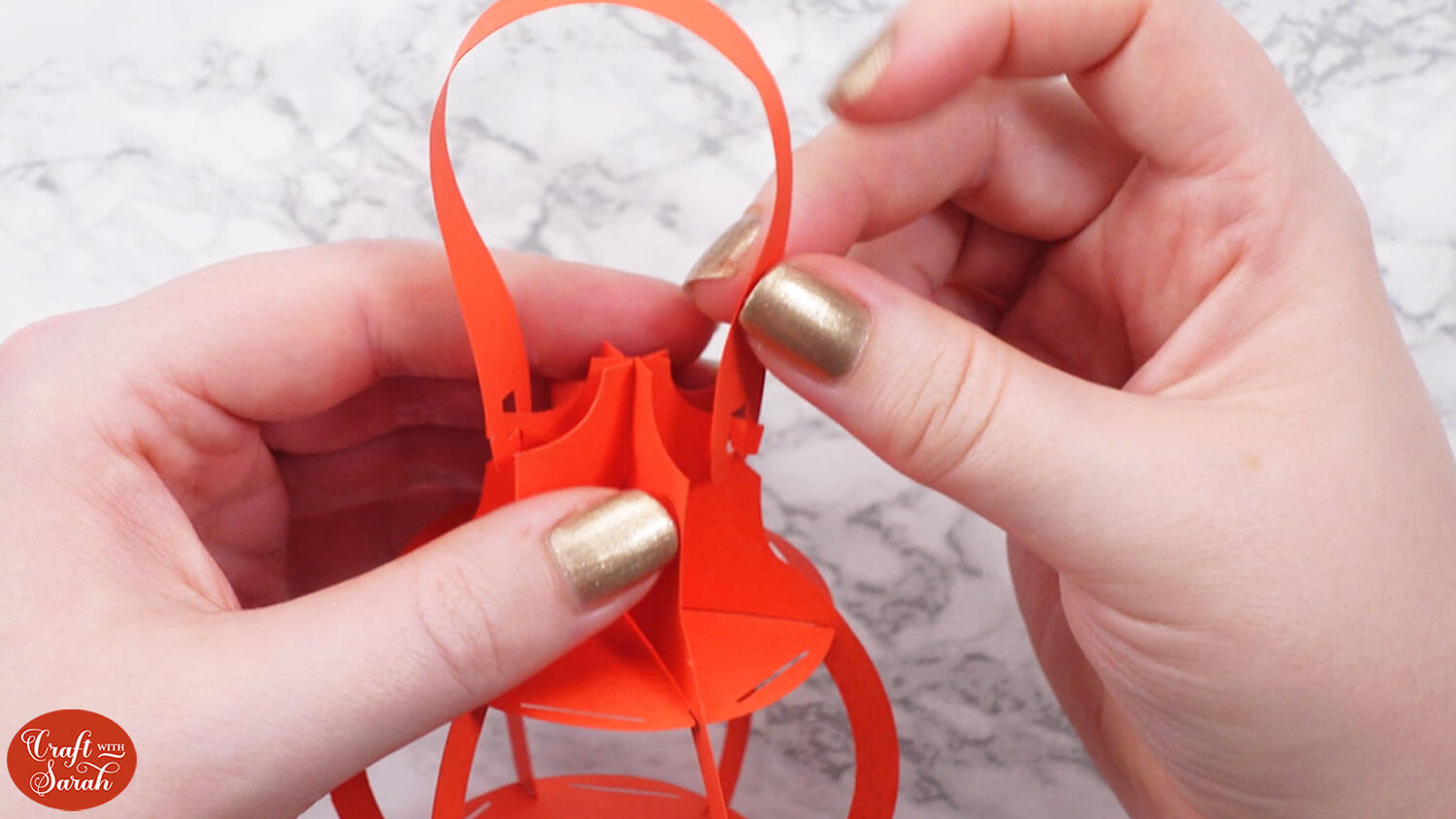 3D Chinese Lantern Craft for Lunar New Year 🏮 - Craft with Sarah