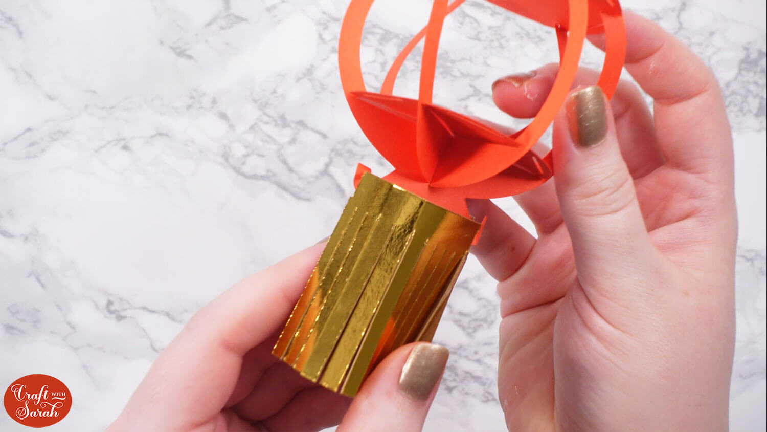 3D Chinese Lantern Craft for Lunar New Year 🏮 - Craft with Sarah