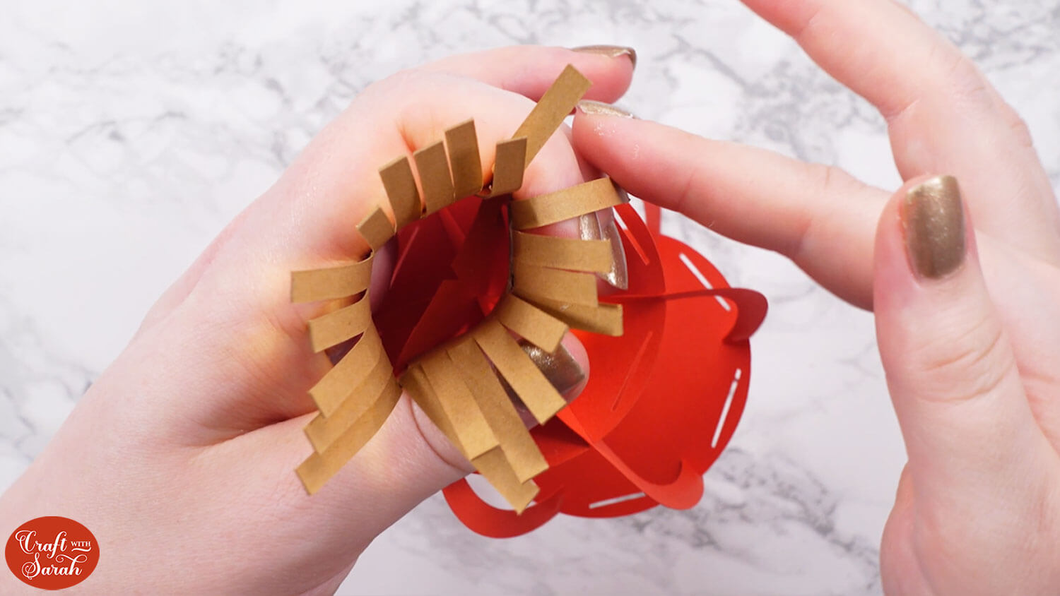 3D Chinese Lantern Craft for Lunar New Year 🏮 - Craft with Sarah